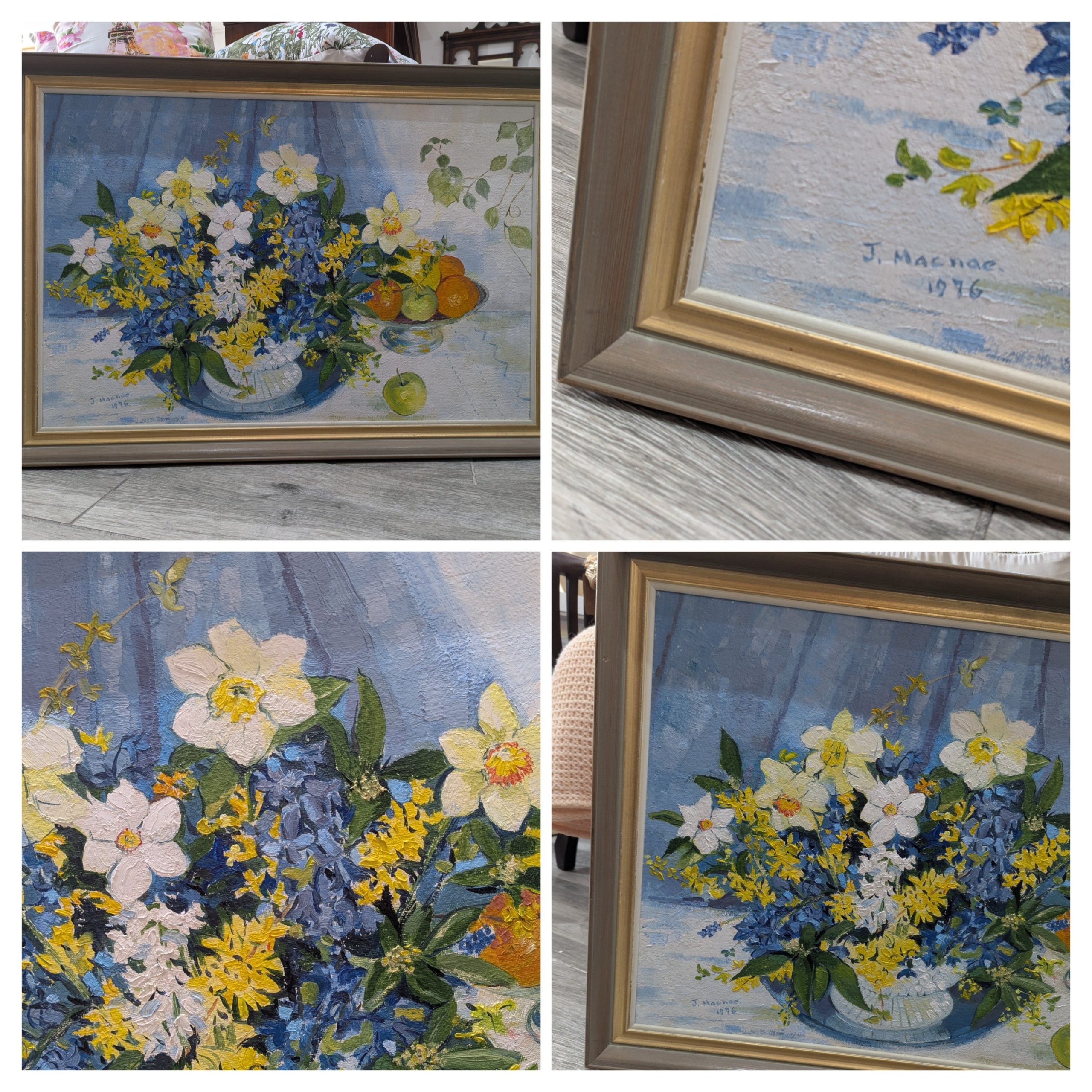 “Spring Flowers” by James MacNae - Holytown Antiques